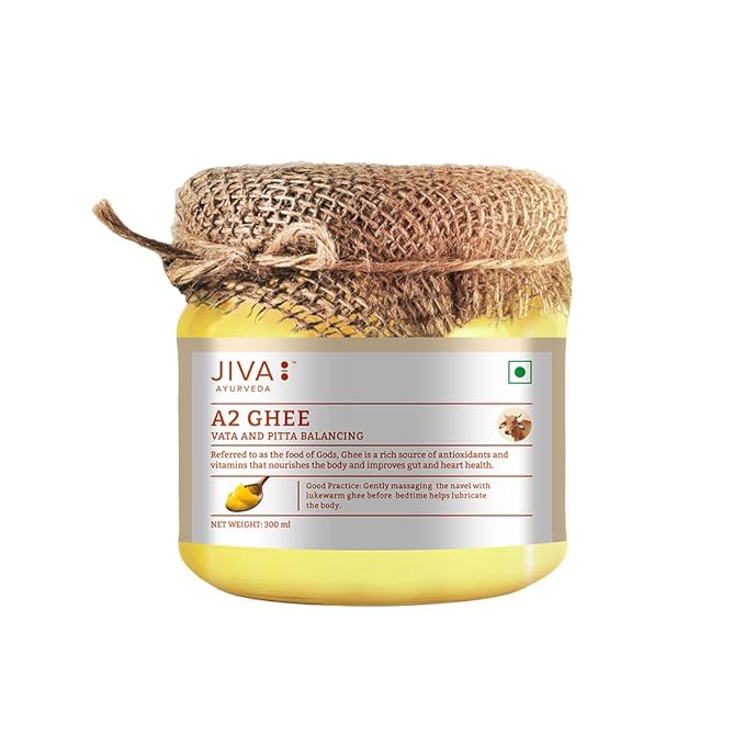 Jiva Gir Desi Cow A2 Ghee - 300 ml – Veeha Foods