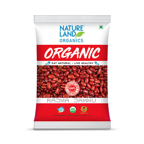 Natureland Organic Rajma Jammu - 1 Kg - Veeha Foods