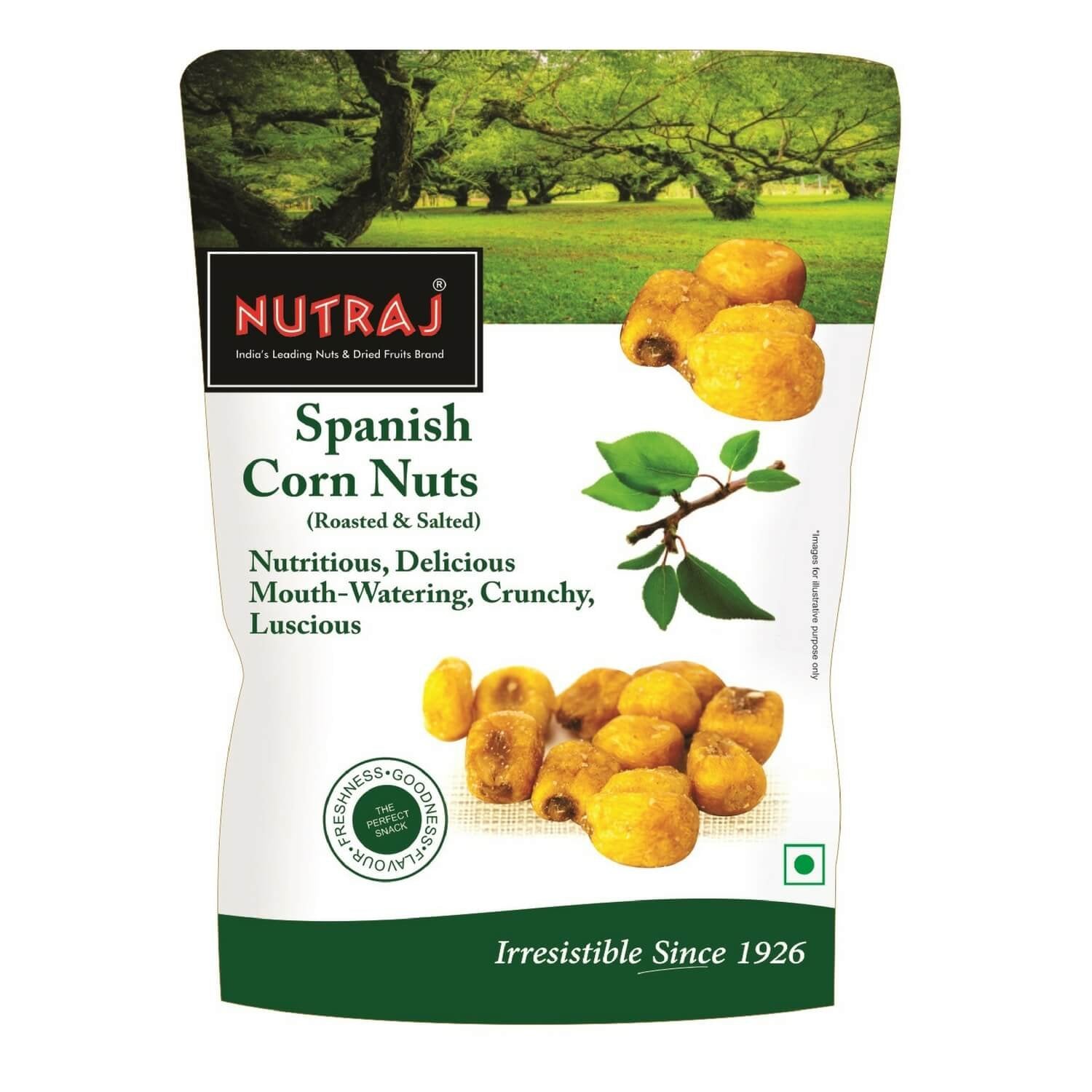 Nutraj Spanish Corn Roasted & Salted - 150 gms – Veeha Foods