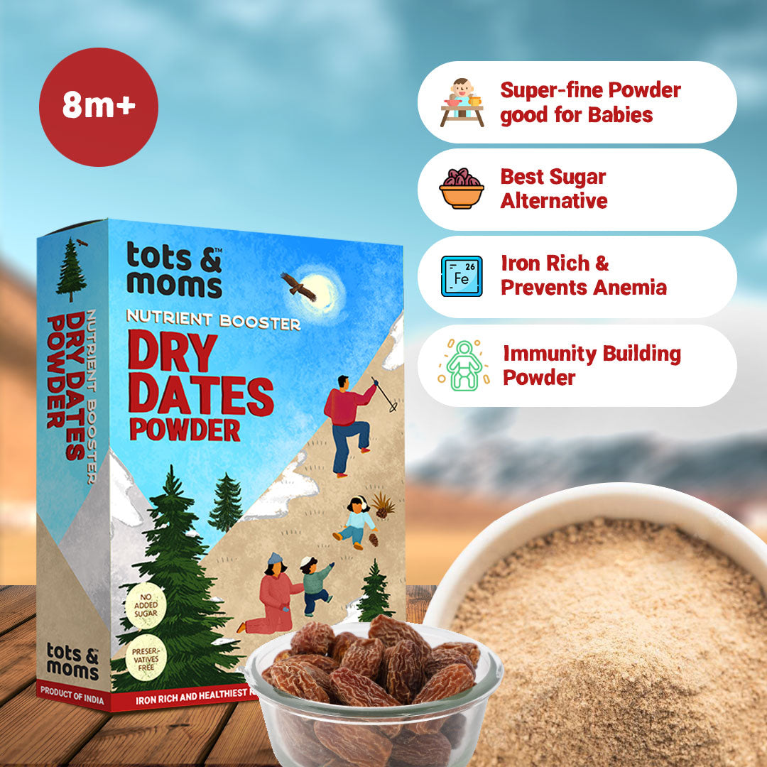 Tots and Moms Dry Dates Powder Sugar Substitute Natural Sweetener - 20 ...