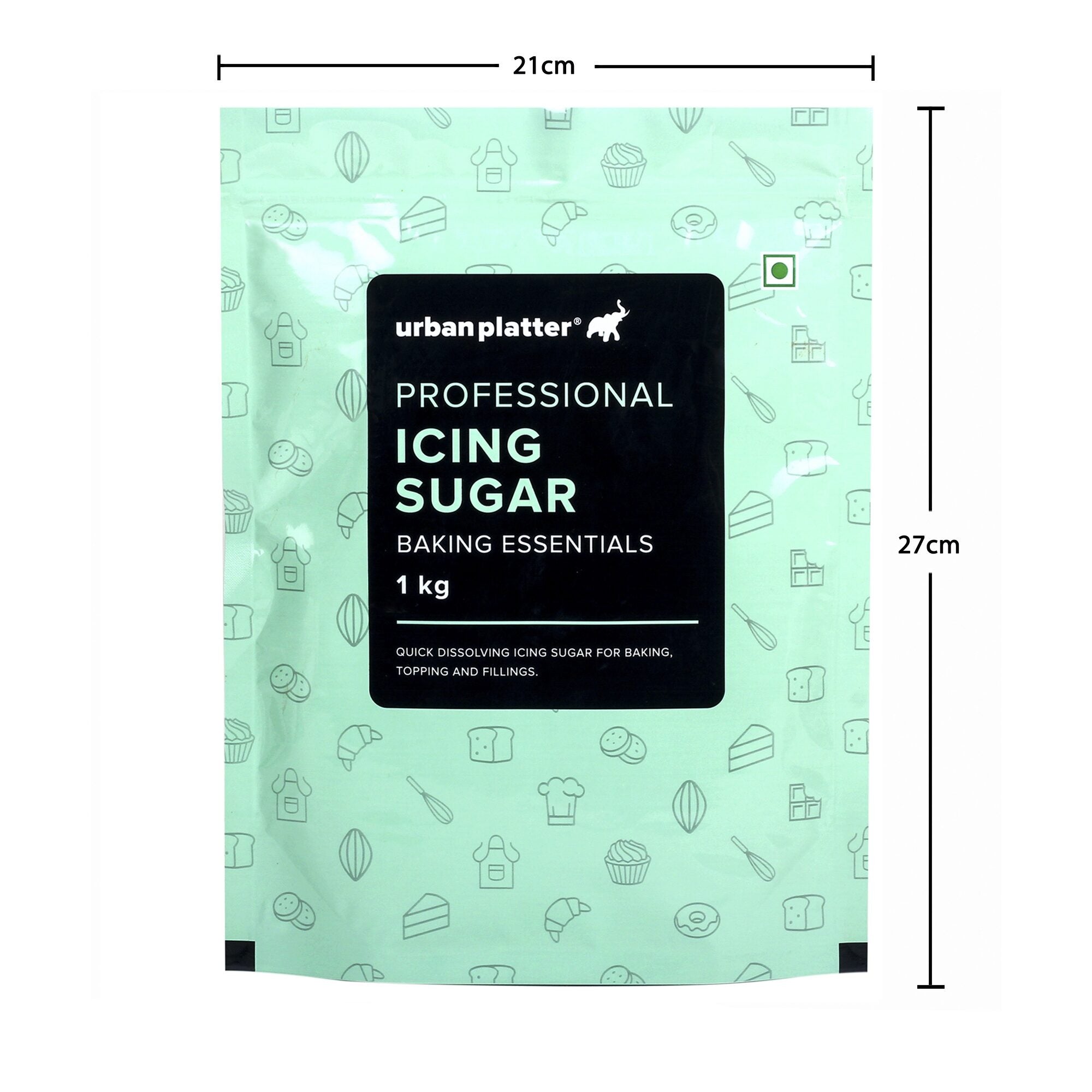 Urban Platter Icing Sugar - 1 kg - Veeha Foods