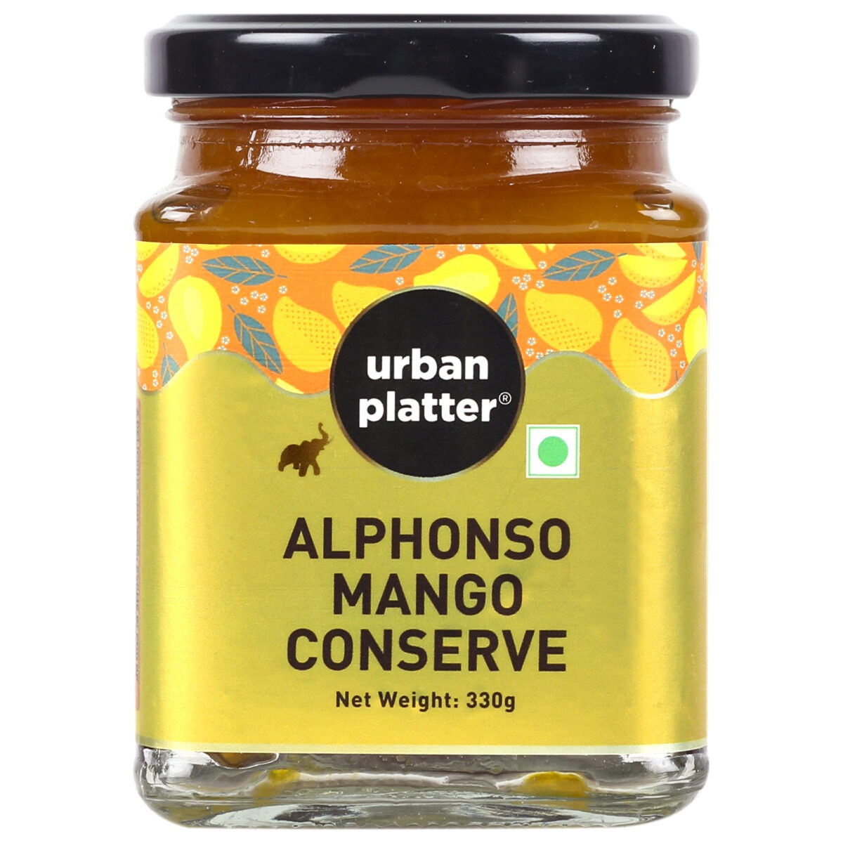Urban Platter Alphonso Mango Conserve - 330 gms - Veeha Foods