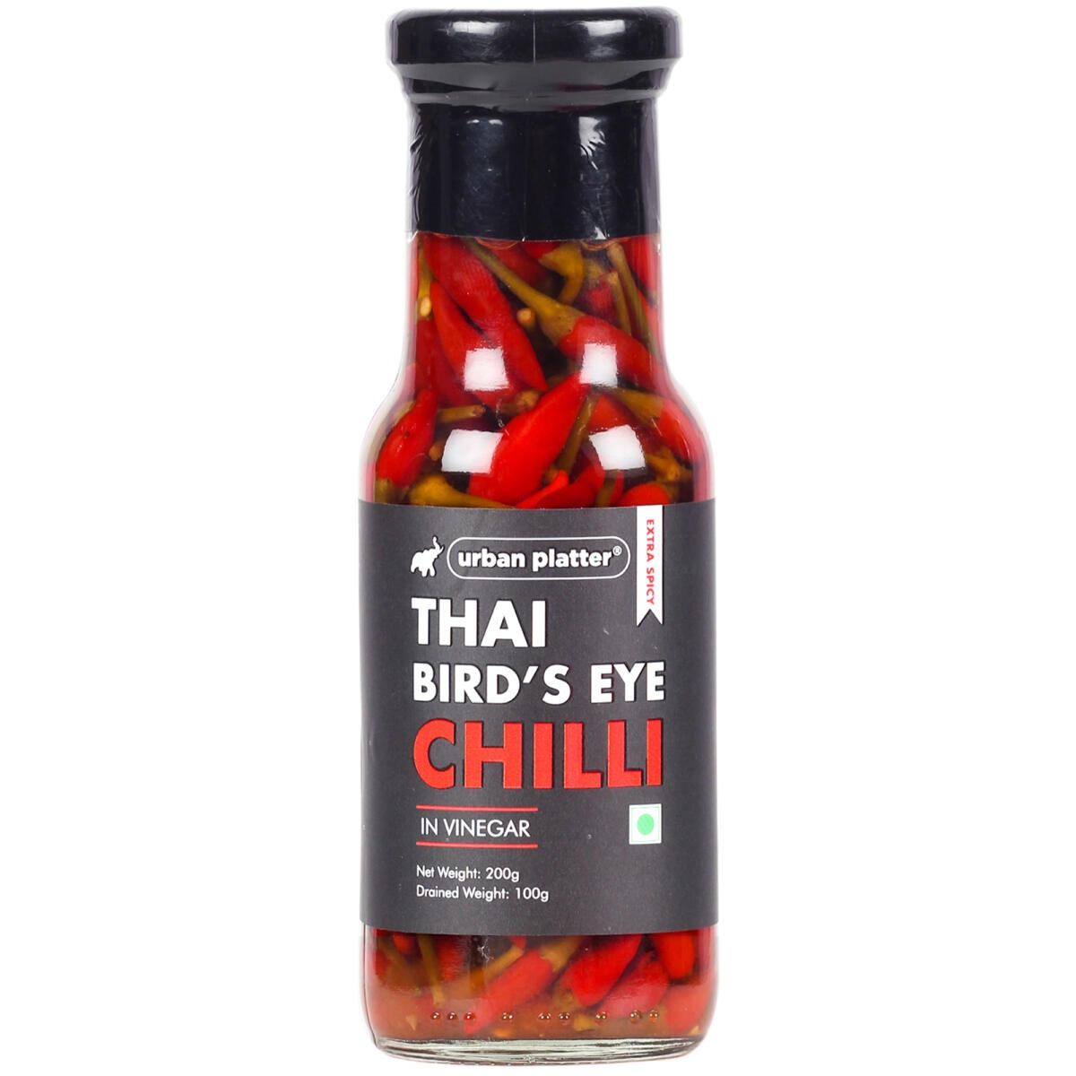 Urban Platter Extra Spicy Thai Bird’s Eye Chilli in Vinegar - 200 gms ...