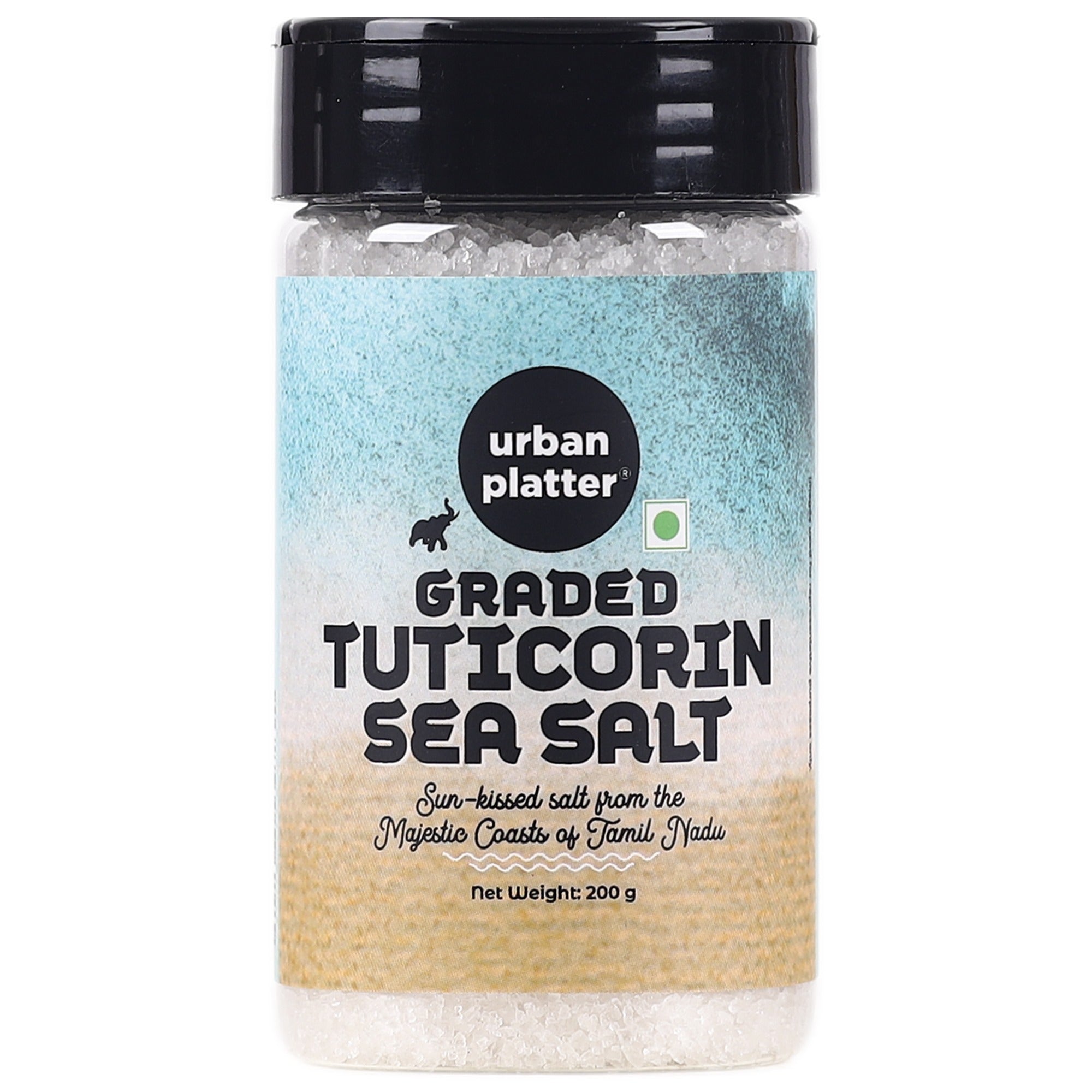 Urban Platter Graded Tuticorin Sea Salt Crystals Shaker Jar - 200 gms ...