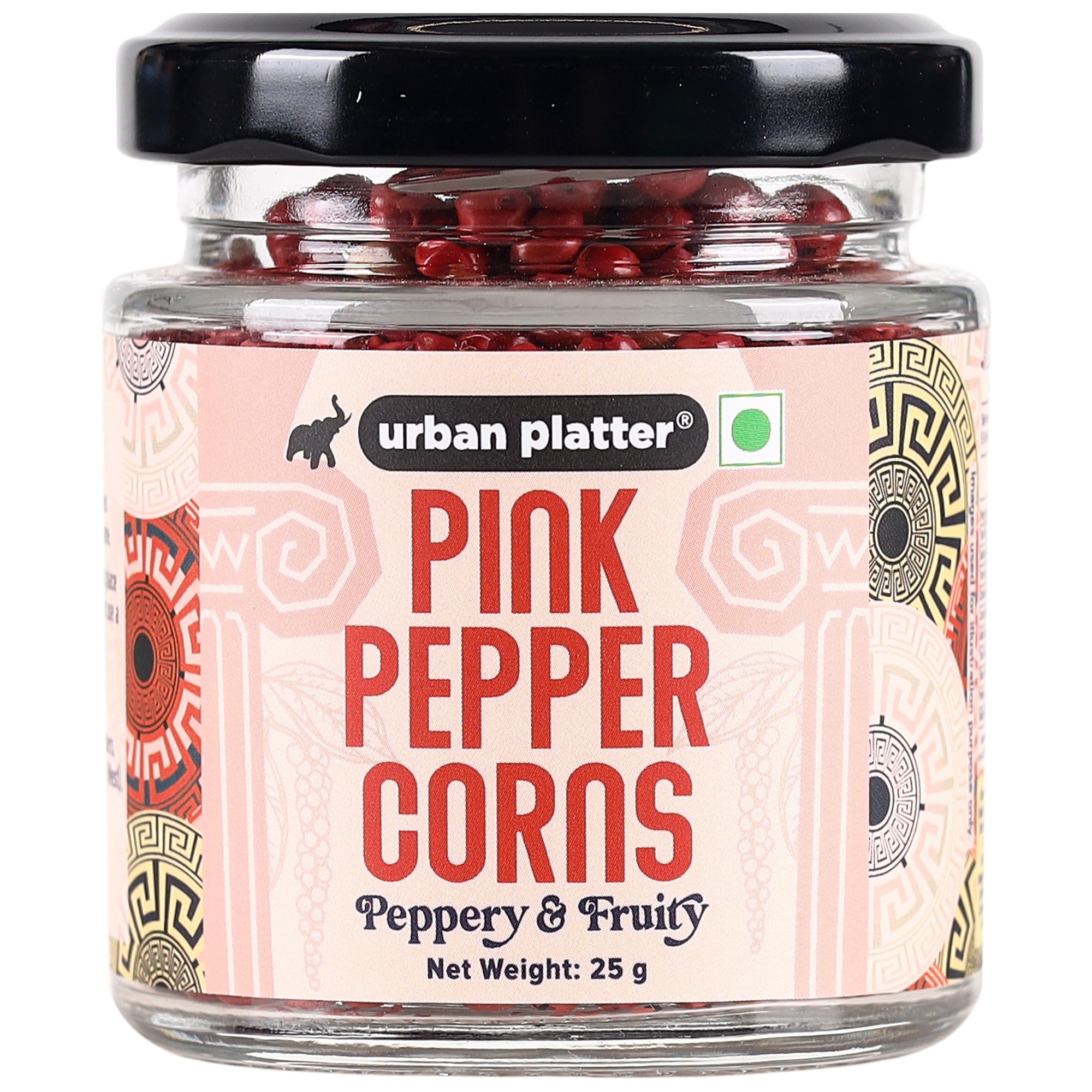 Urban Platter Whole Pink Pepper Corns - 25 gms - Veeha Foods