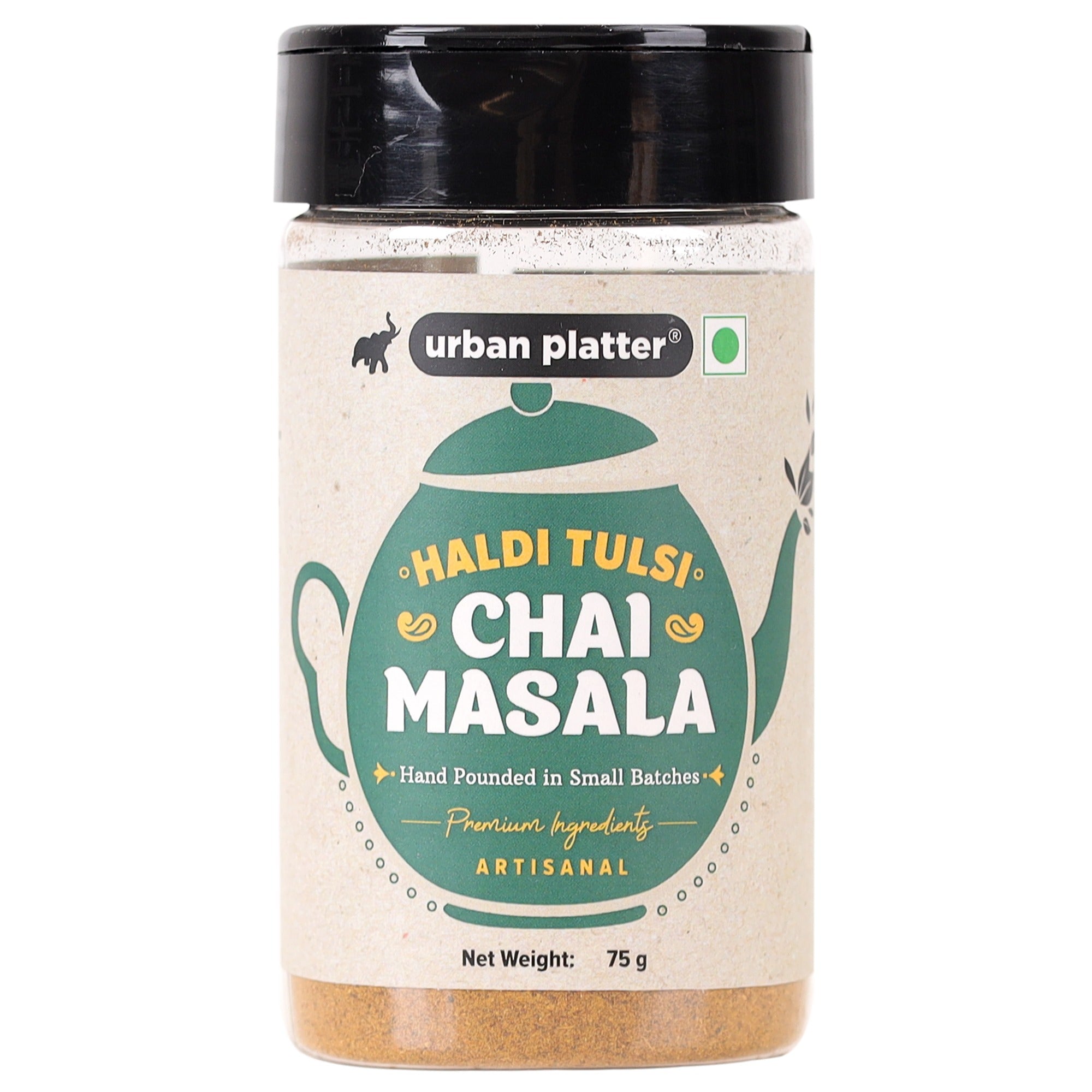 Urban Platter Haldi Tulsi Chai Masala - 75 gms – Veeha Foods