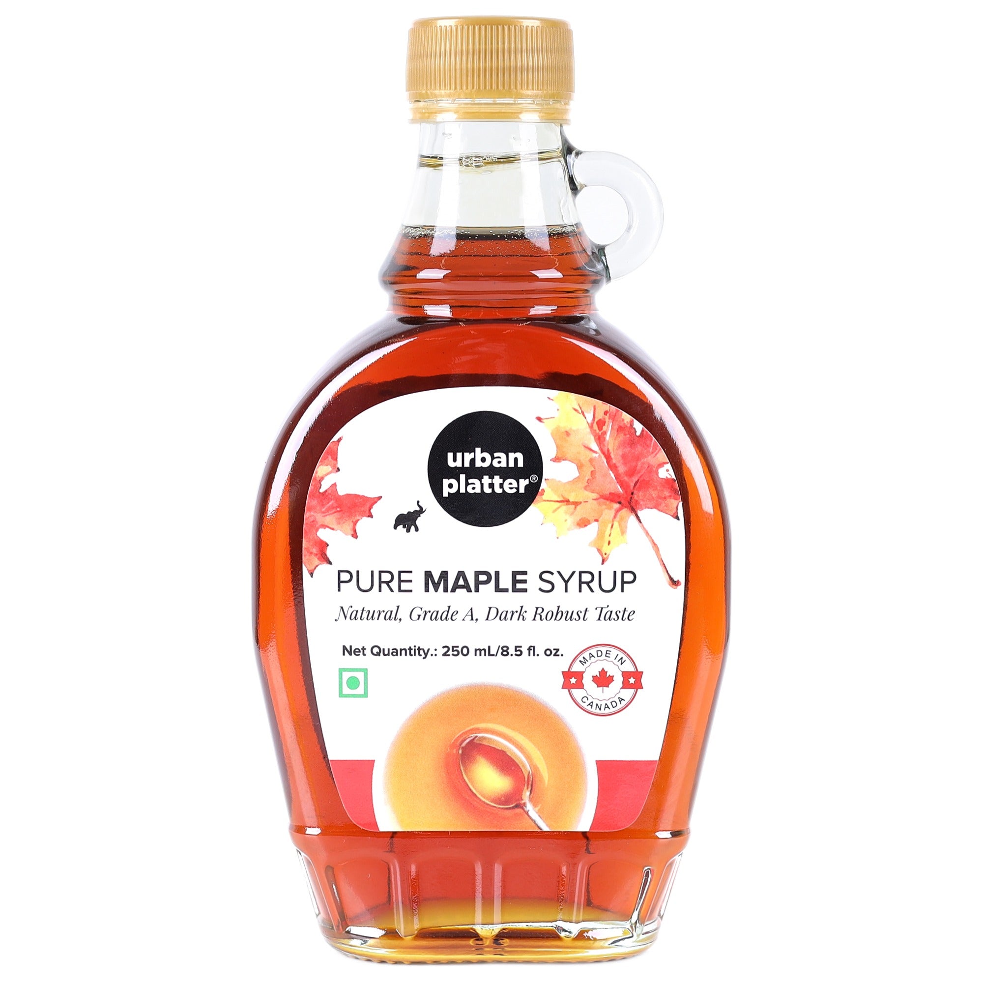 Urban Platter Pure Maple Syrup - 250 ml - Veeha Foods