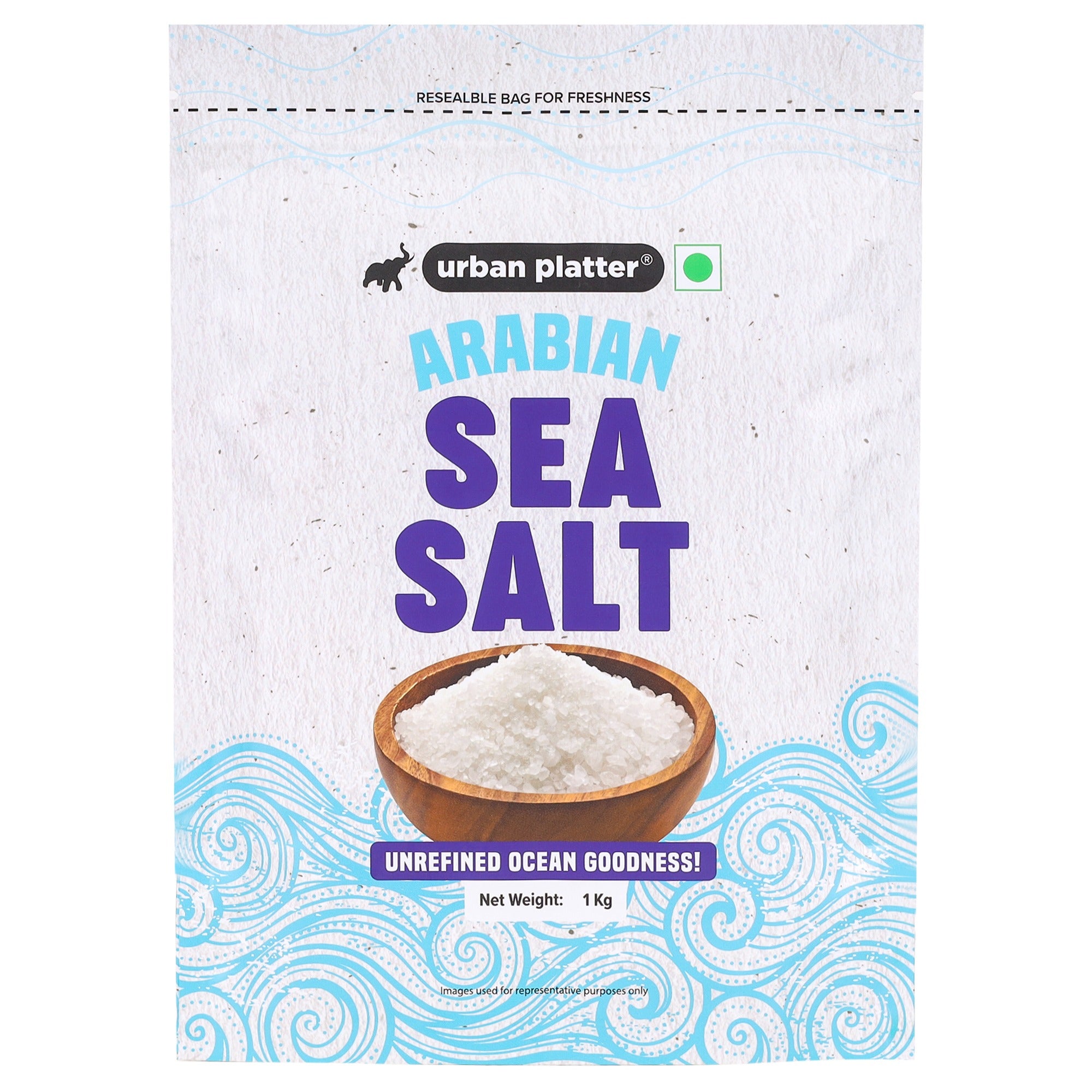 Urban Platter Arabian Sea Salt Crystals - 1 kg – Veeha Foods
