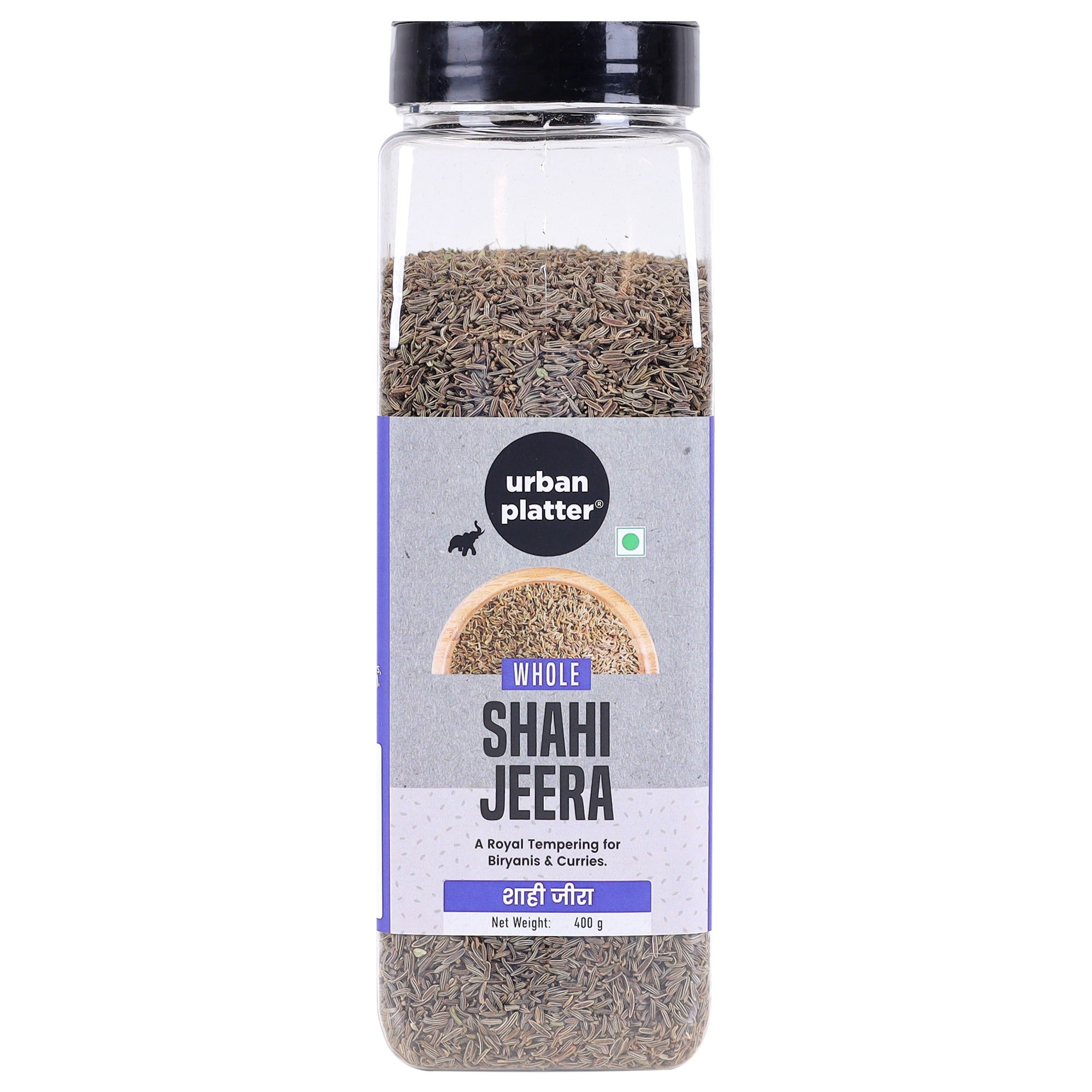 Urban Platter Whole Shahi Jeera - 400 gms - Veeha Foods