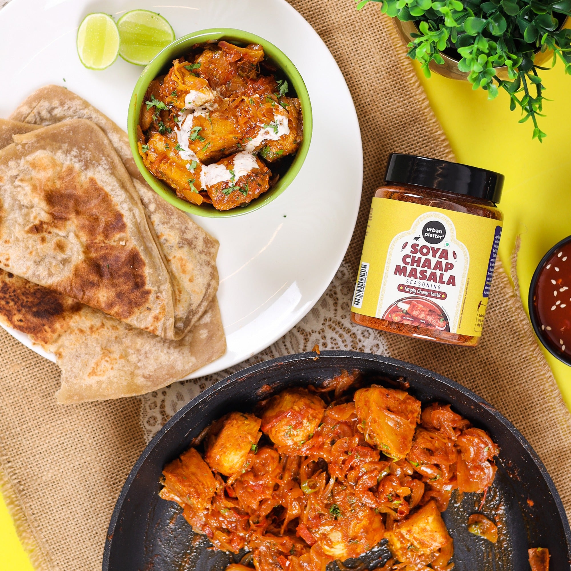 Urban Platter Soya Chaap Masala Seasoning - 150 gms - Veeha Foods