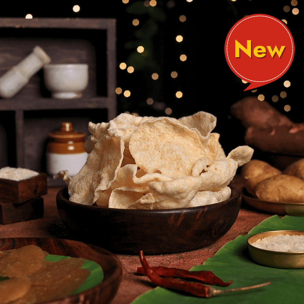 Sweet Karam Coffee Chilli Potato Papad - 200 gms - Veeha Foods