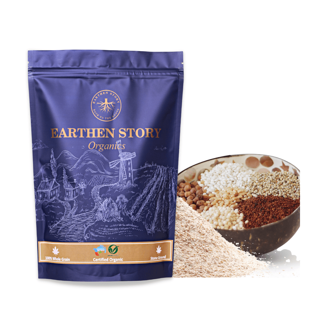 Earthen Story Organic Multigrain Atta/Flour - 900 gms – Veeha Foods