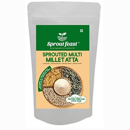 Sprouted Feast Sprouted Multi Millet Atta - Veeha Foods
