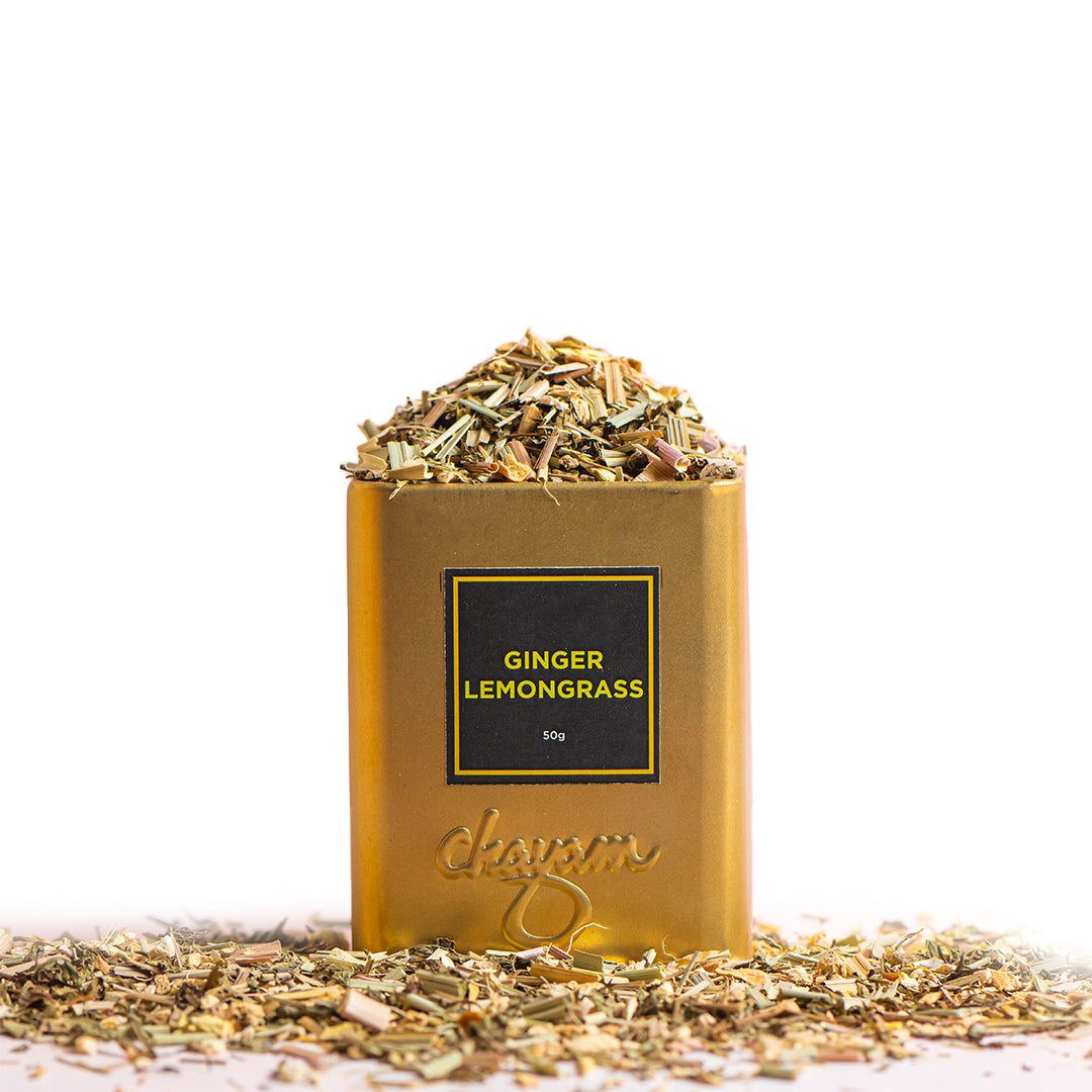 Chayam Ginger Lemongrass Herbal Tea Infusion - 50 gms – Veeha Foods