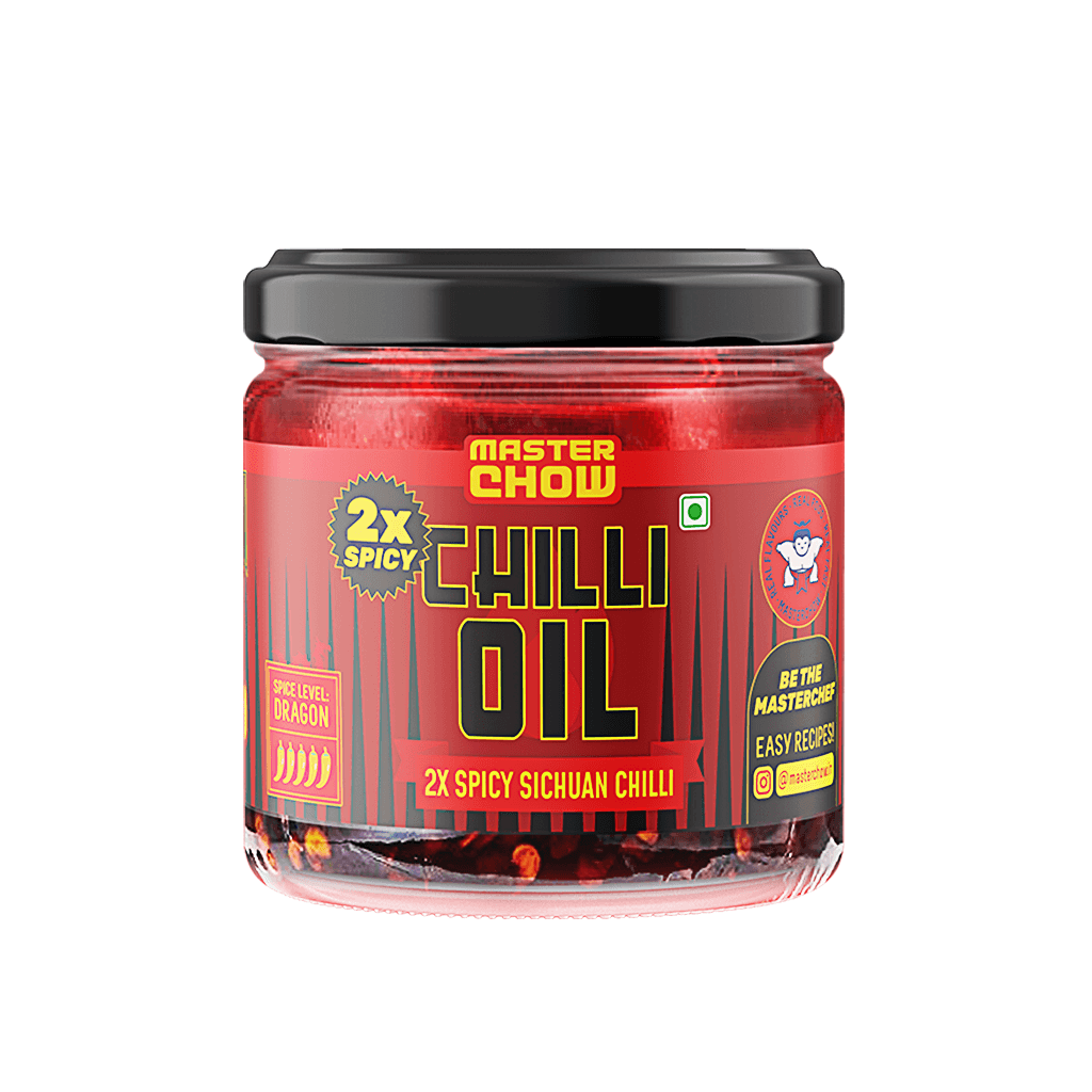 Master Chow 2X Spicy Sichuan Chilli Oil - 170 gms - Veeha Foods