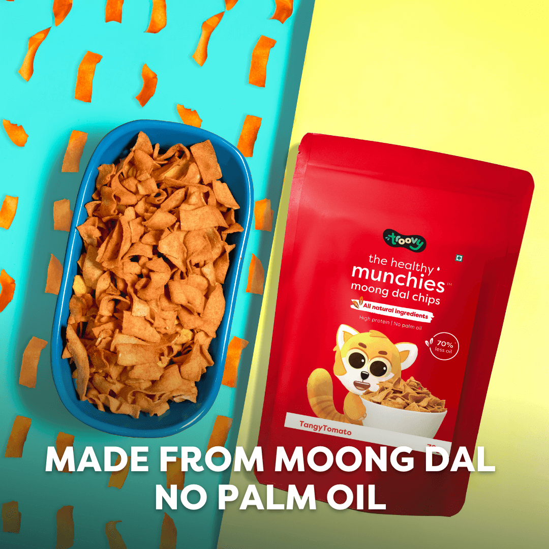 Troovy The Healthy High Protein Moong Dal Munchies - 70 gms – Veeha Foods