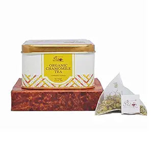 The Indian Chai - Organic Chamomile Tea 15 Pyramid Tea Bags - 30 gms ...
