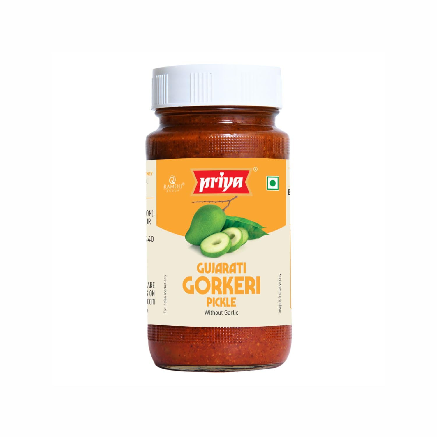 Priya Homemade Gujarati Gorkeri Pickle without Garlic - 340 gms - Veeha ...