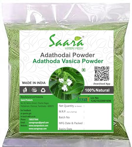 Saara Fresh Herbal Amla Powder, Indian Gooseberry Powder - 100 gms ...