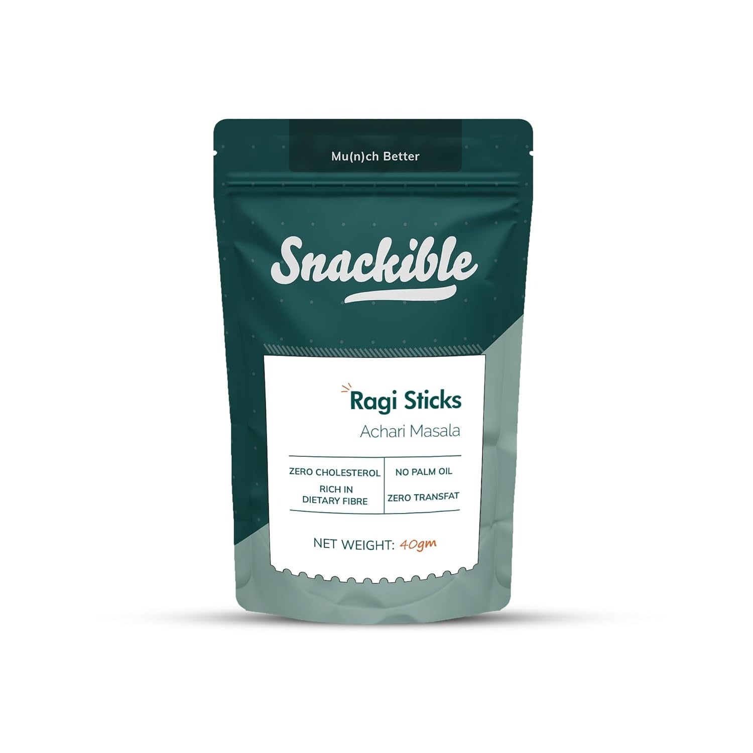 Snackible Achari Masala Ragi Sticks - 110 gms - Veeha Foods
