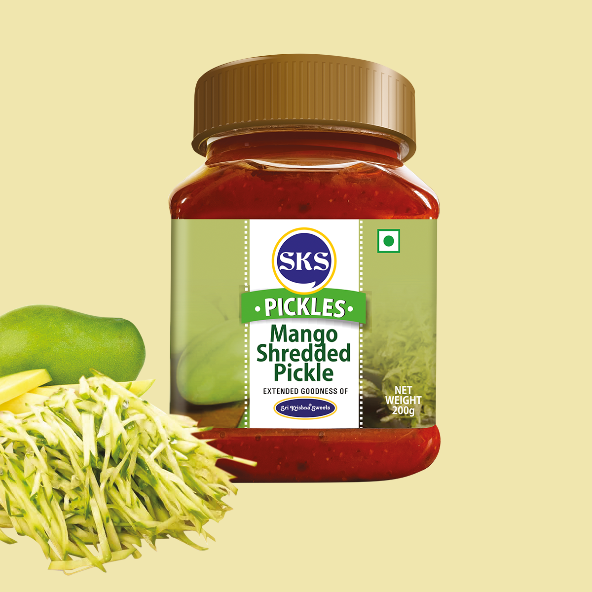 Sri Krishna Sweets Shredded Mango Pickle – Veeha Foods