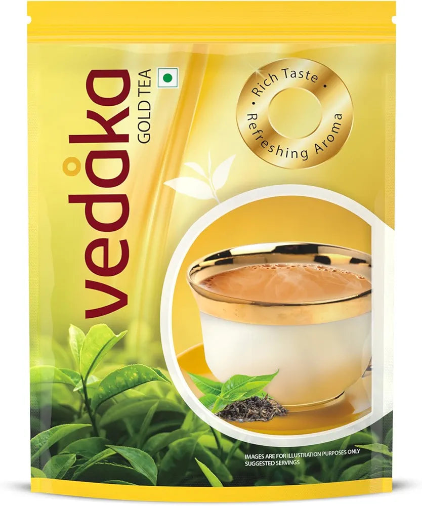 Vedaka Gold Tea - Rich & Aromatic Chai - 1 kg - Veeha Foods