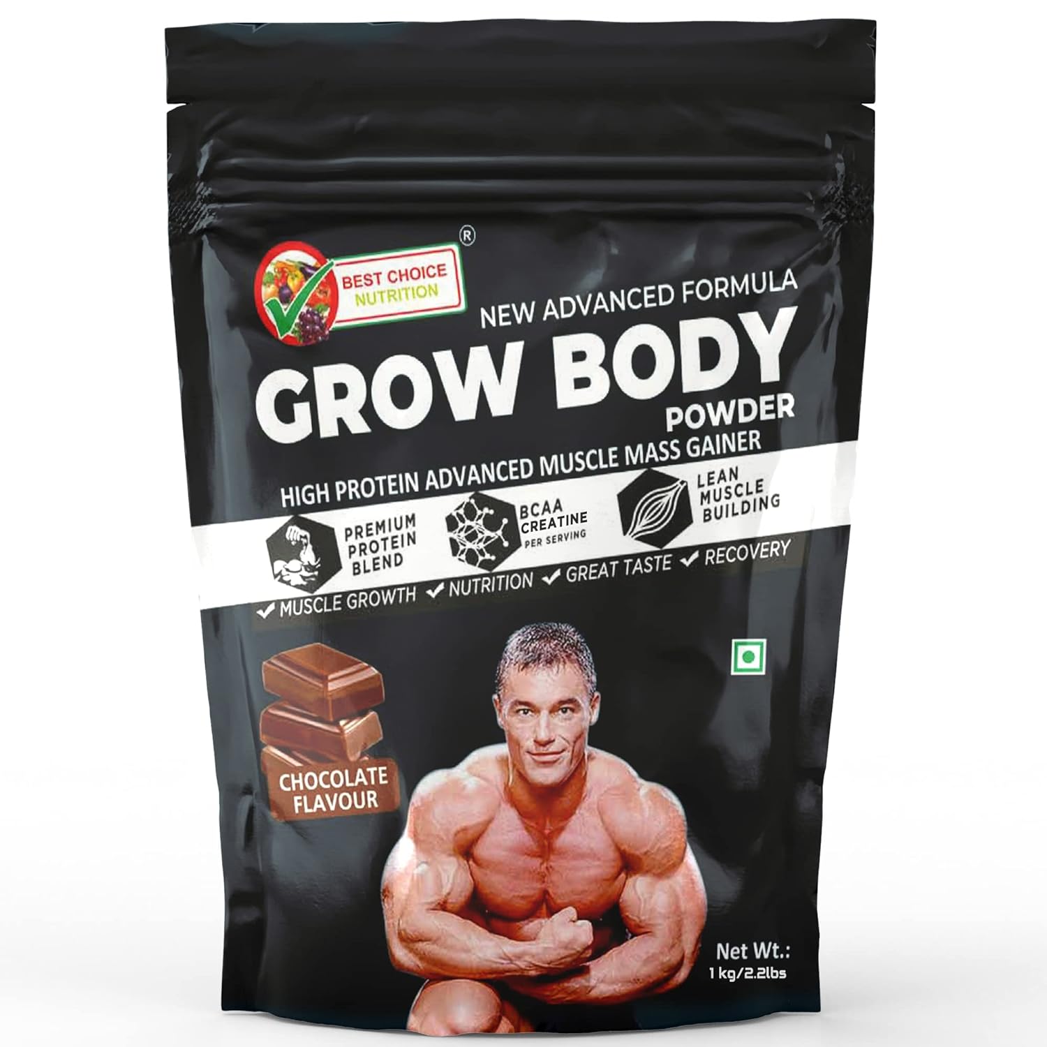 Best Choice Nutrition Grow Body Powder - 1 kg - Veeha Foods
