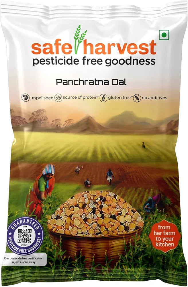 Safe Harvest Panchratna Dal - 1 kg - Veeha Foods