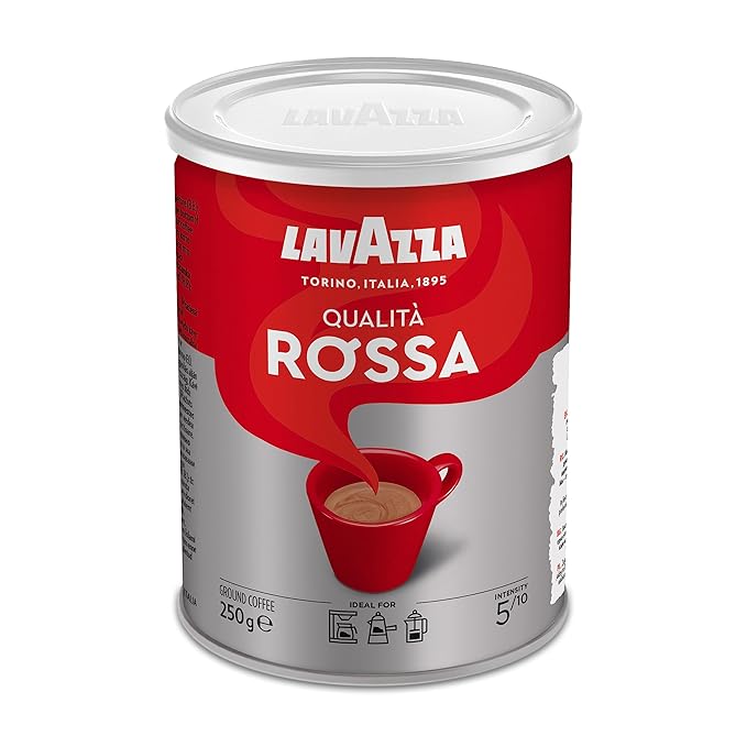 Lavazza Qualita Rossa Ground Coffee Powder - 250 gms - Veeha Foods