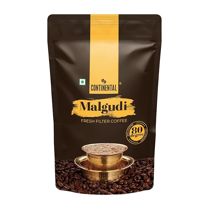 Continental Malgudi Filter Coffee Powder - 500 gms Coffee Pouch - Veeha ...