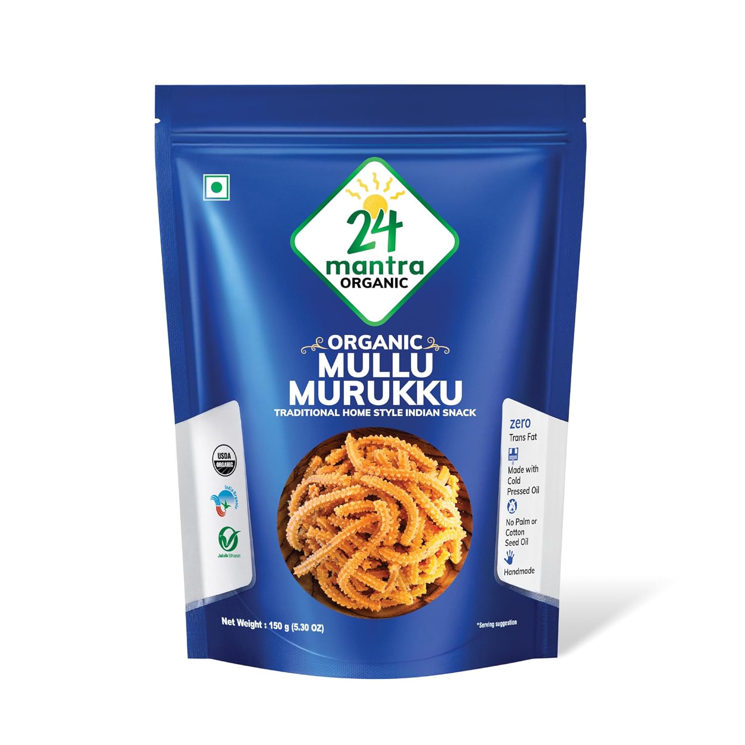 24 Mantra Organic Mullu Mrurkku - 150 gms - Veeha Foods