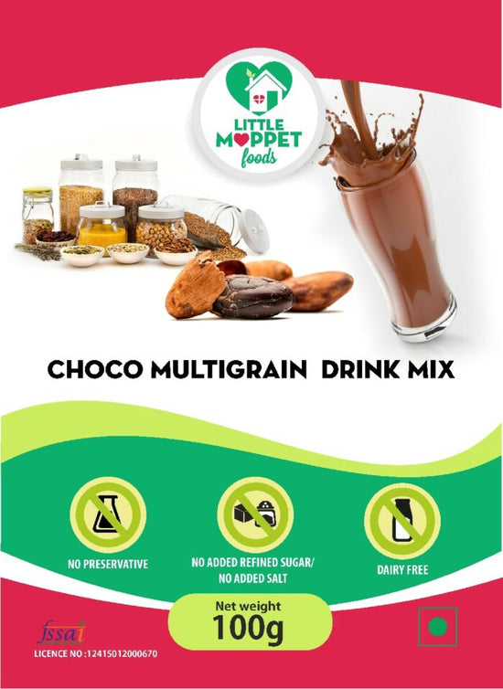 My Little Moppet Choco Multigrain Drink Mix Instant Drink Mix Powder T ...