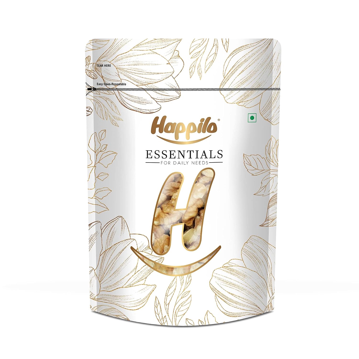 Happilo Essentials Popular Walnuts Kernels Quarter - 250 gms - Veeha Foods