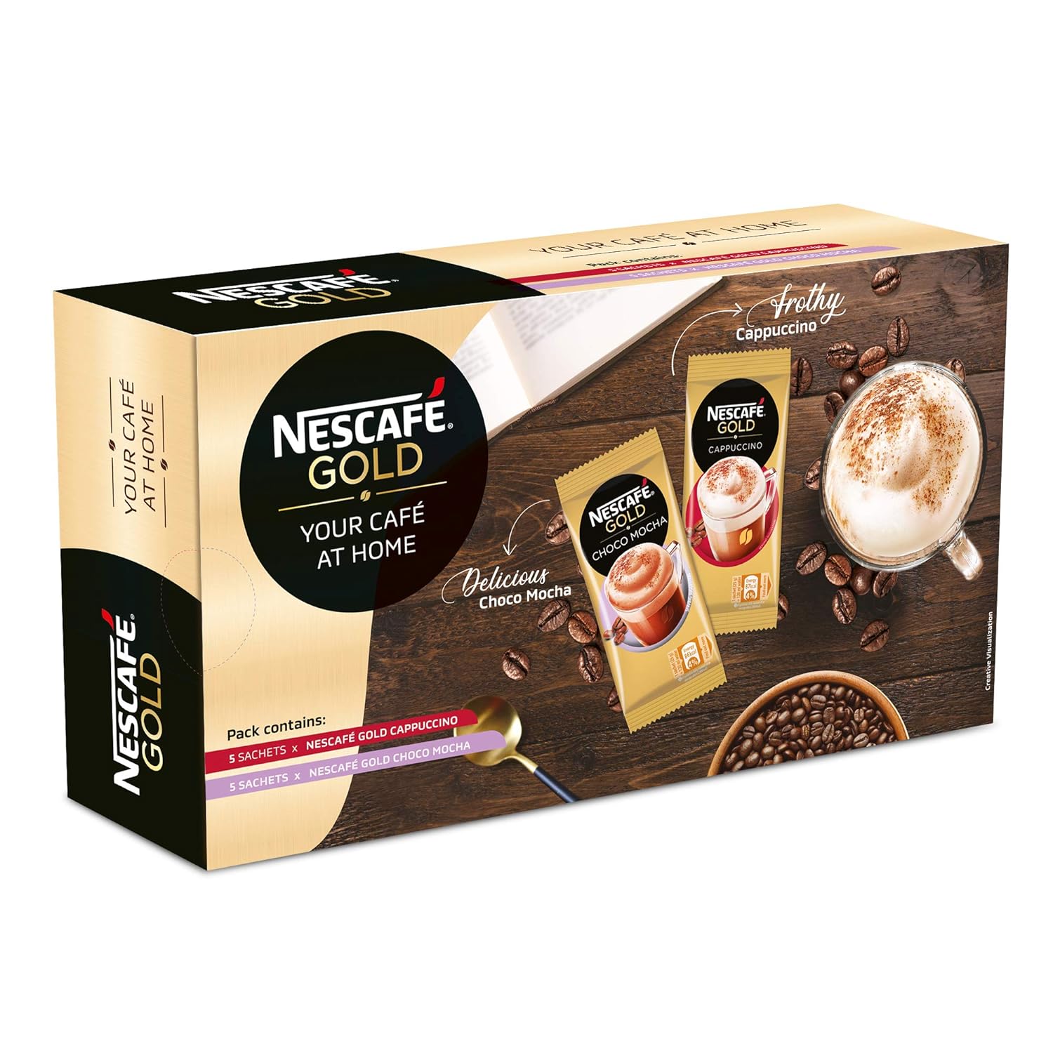 Nescafe Gold Choco Mocha Instant Coffee Premix Powder - 250 gms – Veeha ...
