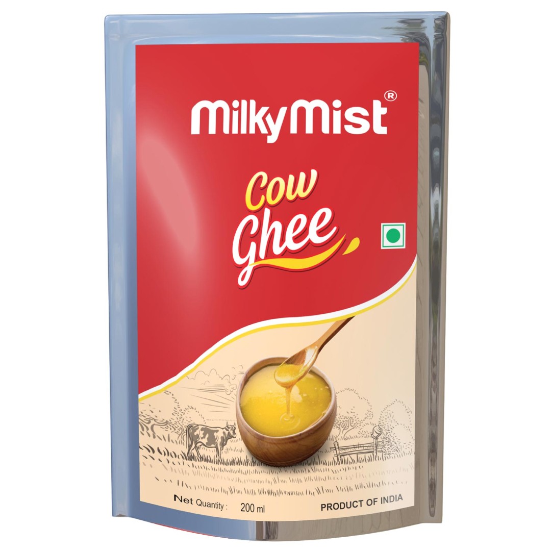 Milky Mist Cow Ghee Pouch - 200 gms – Veeha Foods