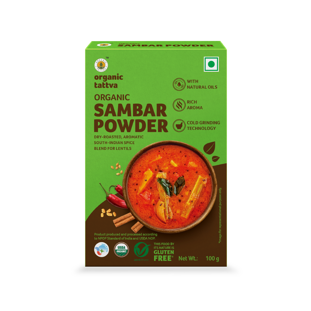 Organic Tattva Organic Sambar Powder - Veeha Foods
