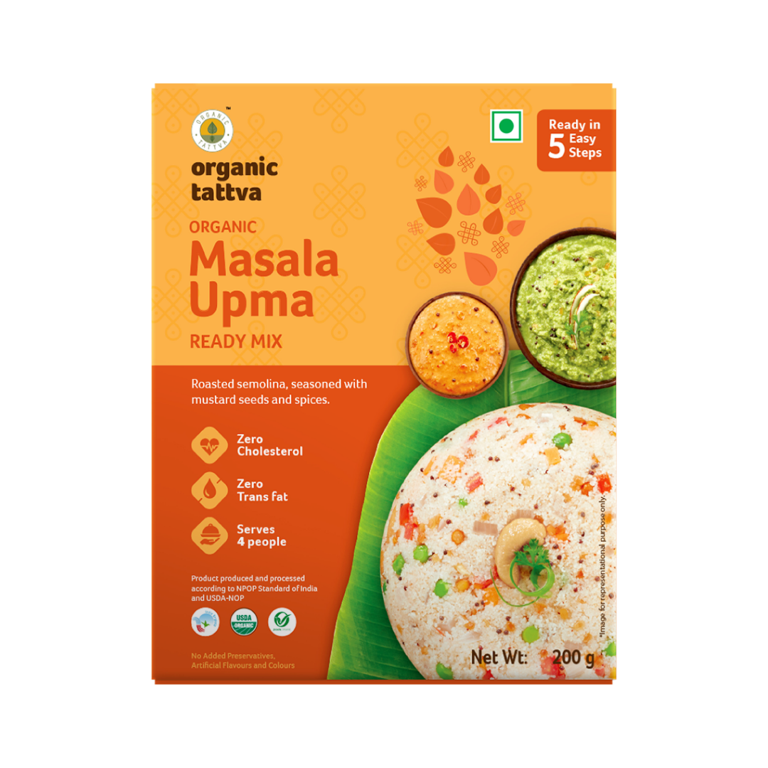 Organic Tattva Organic Masala Upma Ready Mix - Veeha Foods