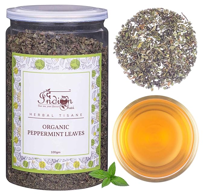 The Indian Chai - Organic Peppermint Tea - 100 gms - Veeha Foods