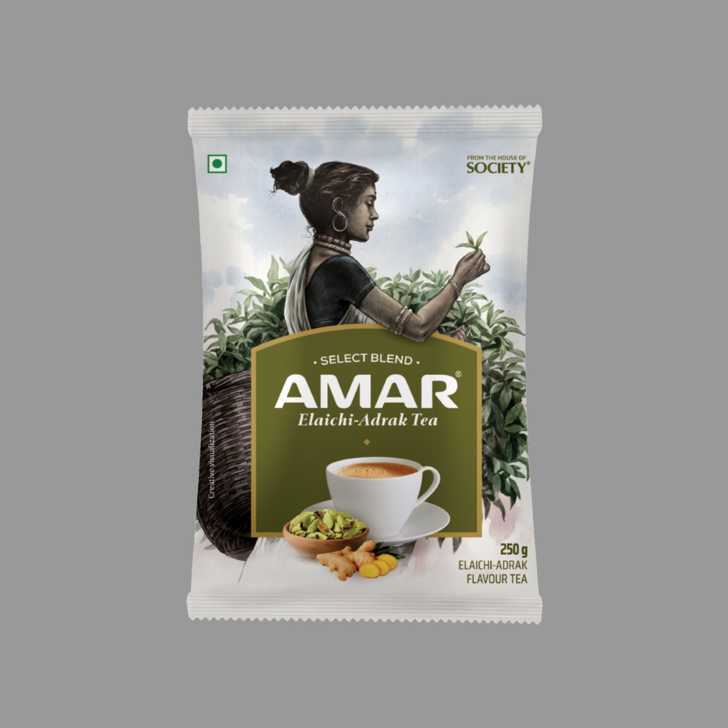 Society Tea Amar Elaichi-Adrak Tea - 250 gms – Veeha Foods