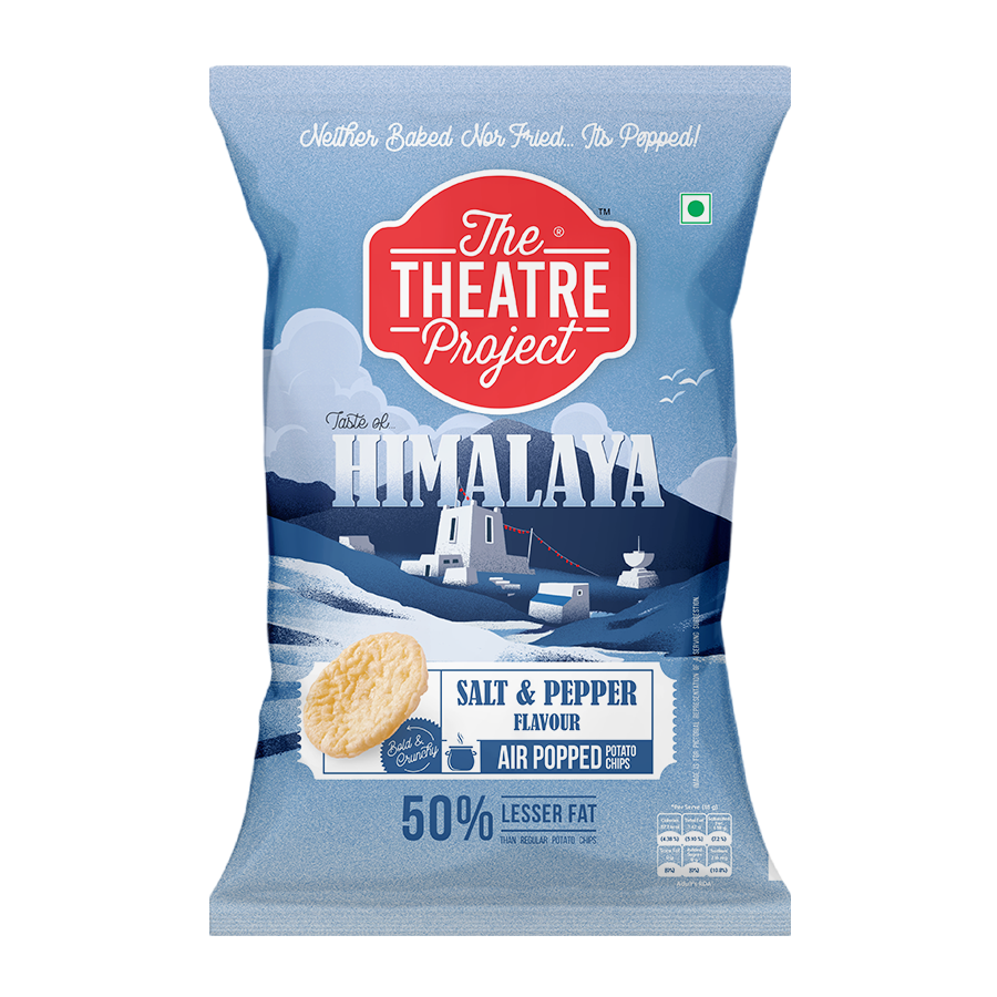 The Theatre Project Himalaya Salt & Pepper - Air Popped Chips - Health ...