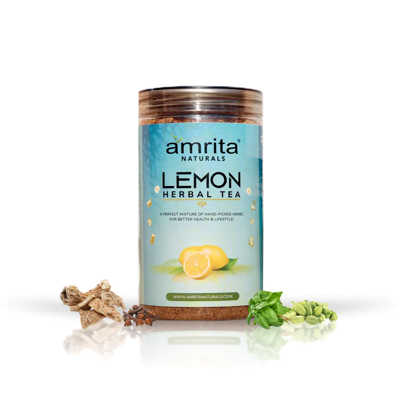 Amrita Natural’s Lemon Herbal Tea - 500 gms - Veeha Foods