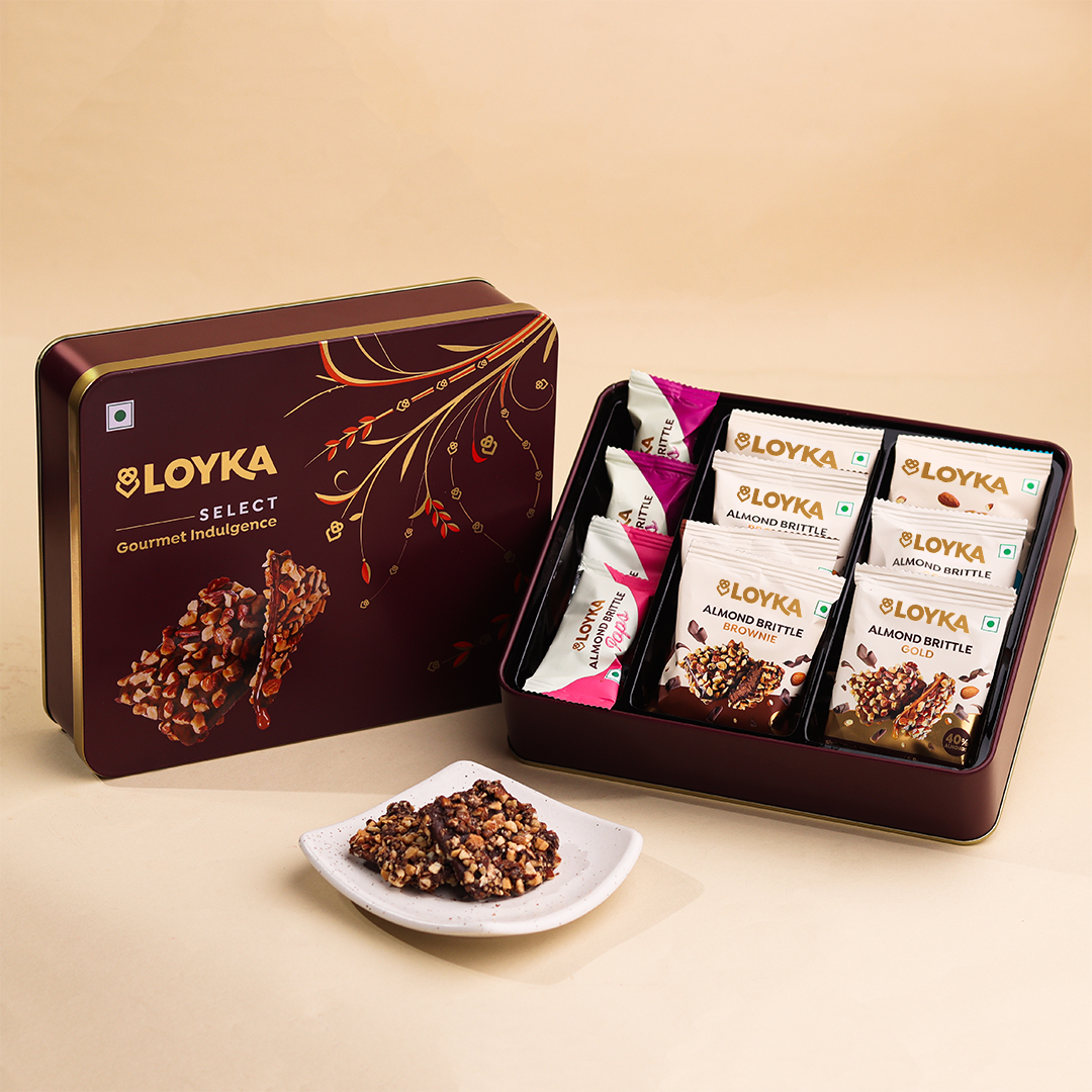 Loyka Select Majestic Maroon Tin (Reusable) Box - Veeha Foods