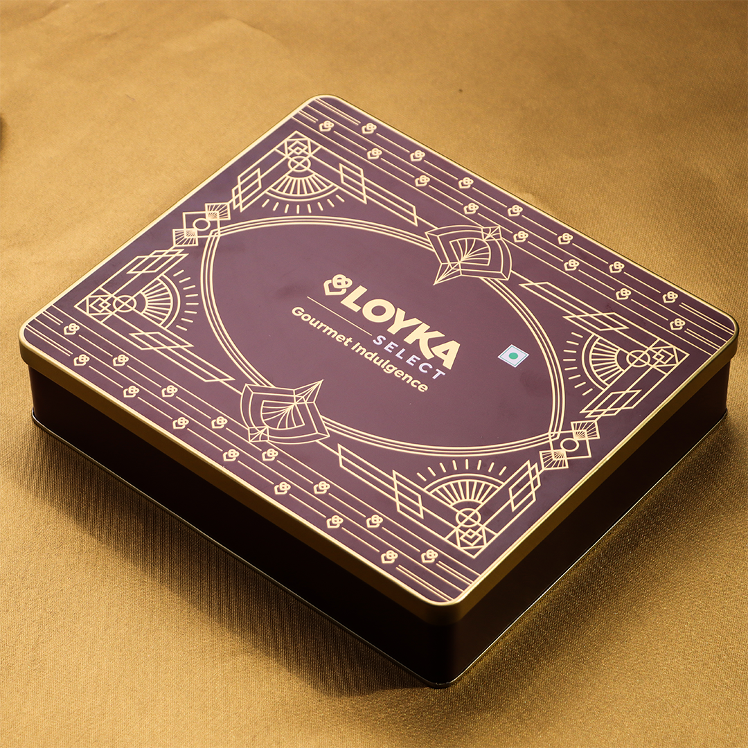 Loyka Loyka Select Regal Tin (Reusable) Box - 324 gms - Veeha Foods