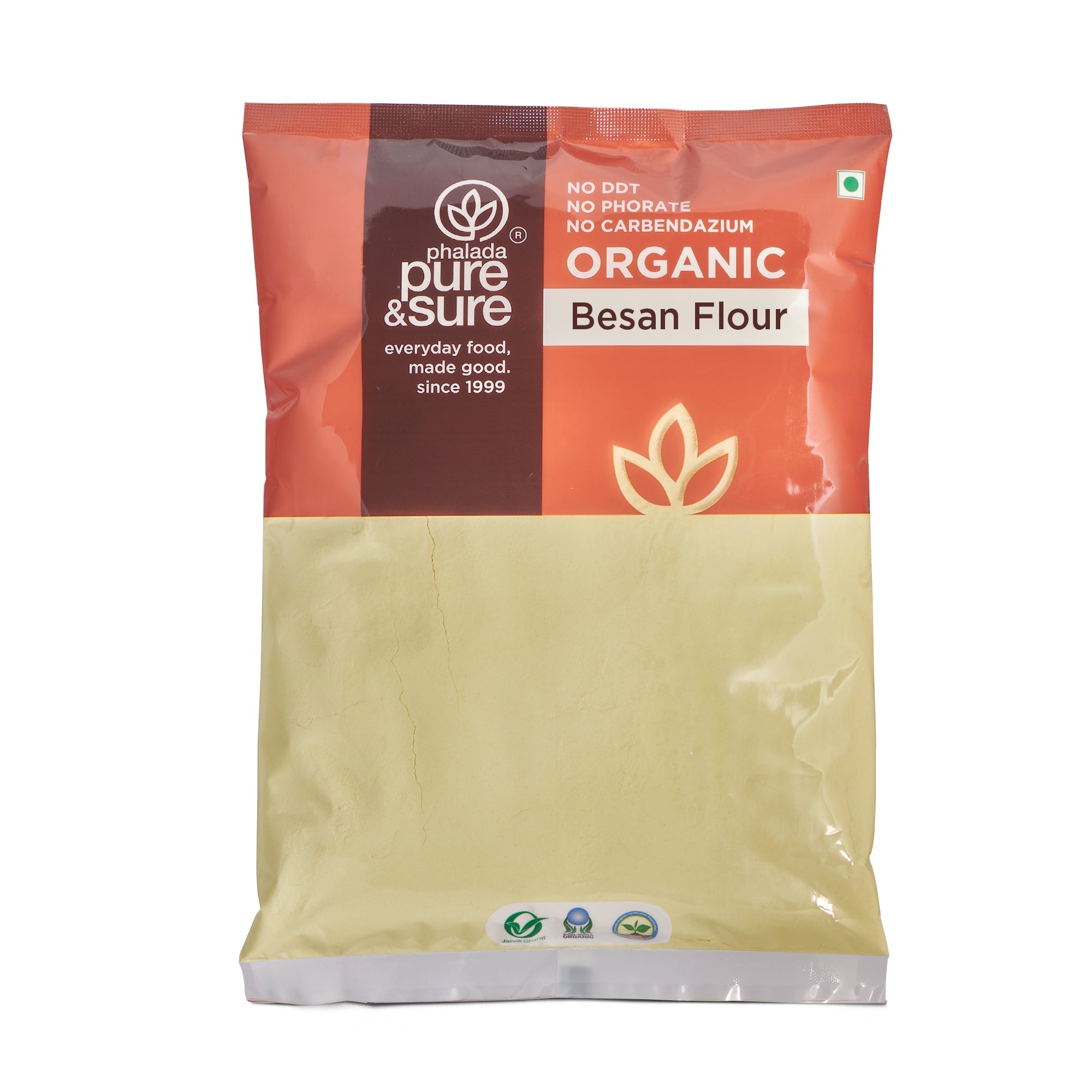 Pure & Sure Organic Besan Flour - 1 kg - Veeha Foods
