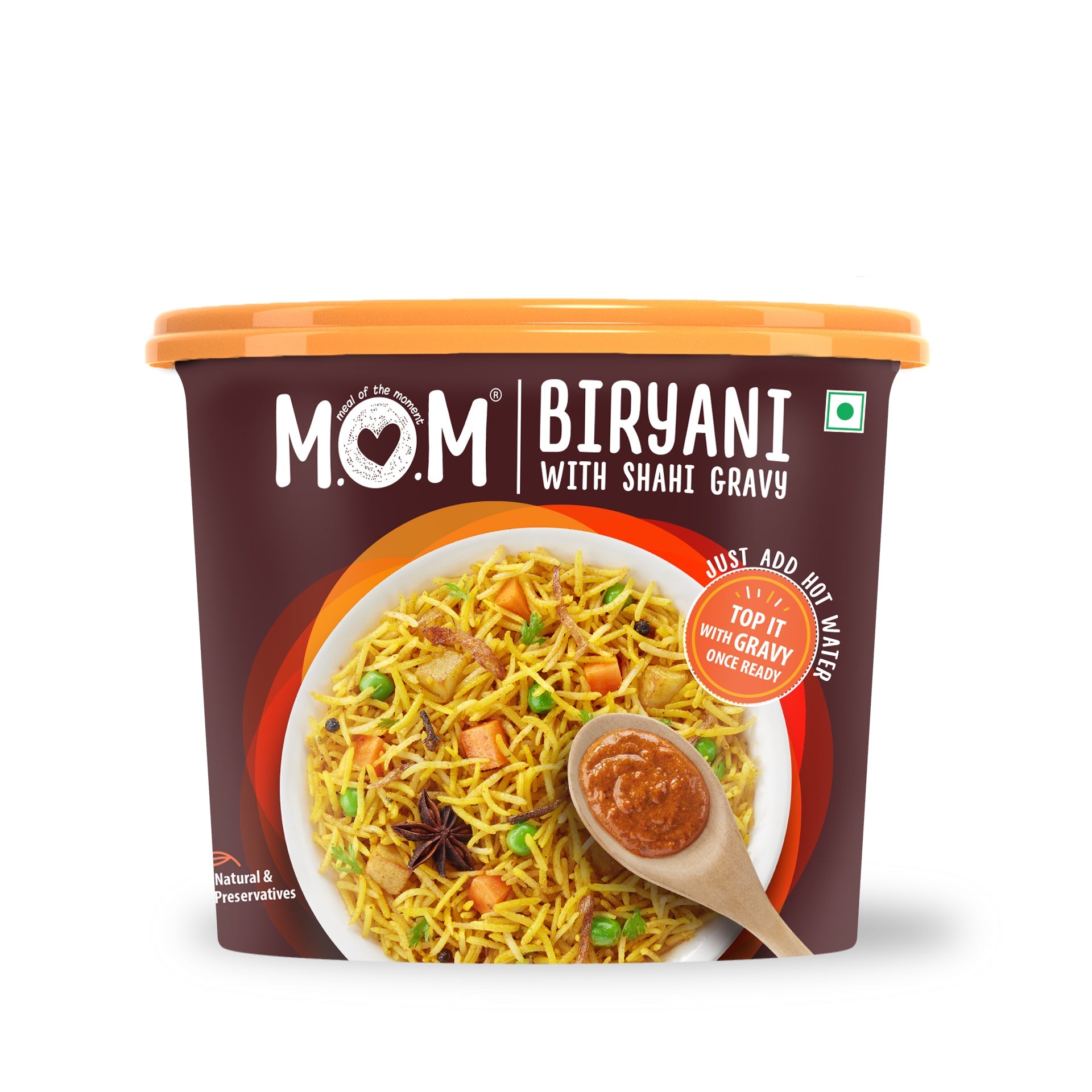 MOM Veg Biryani with Shahi Gravy - 140 gms – Veeha Foods