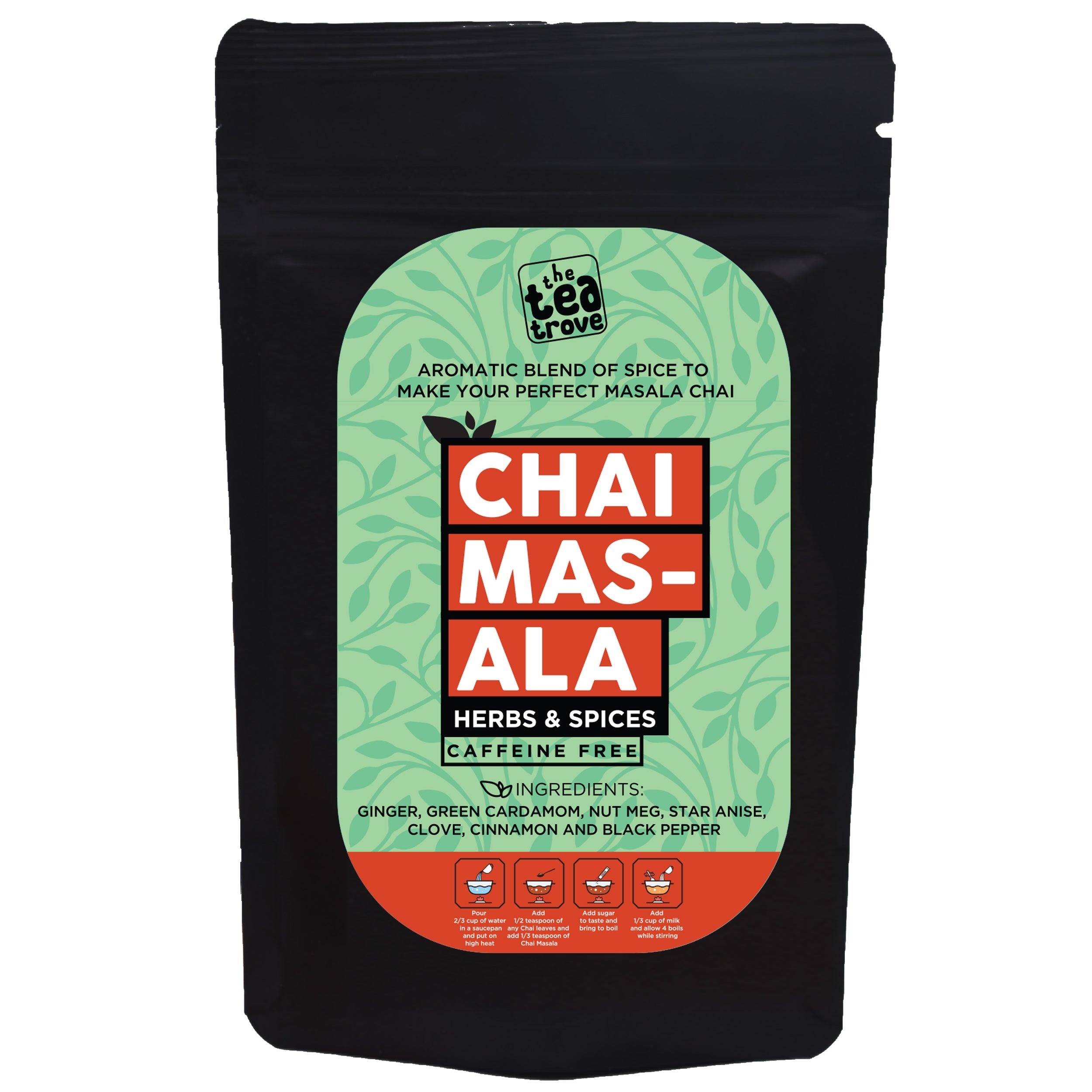 The Tea Trove Chai Masala Powder - 75 gms - Veeha Foods