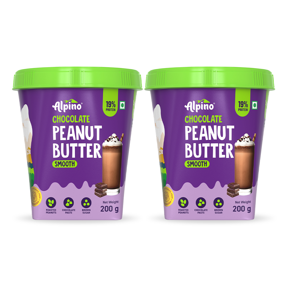 Alpino Alpino Chocolate Peanut Butter Smooth (Tub) - 200 gms (Pack of ...