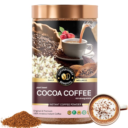 Coffeecurry Cocoa Instant Coffee Powder Arabica Freeze Dried Coffee ...