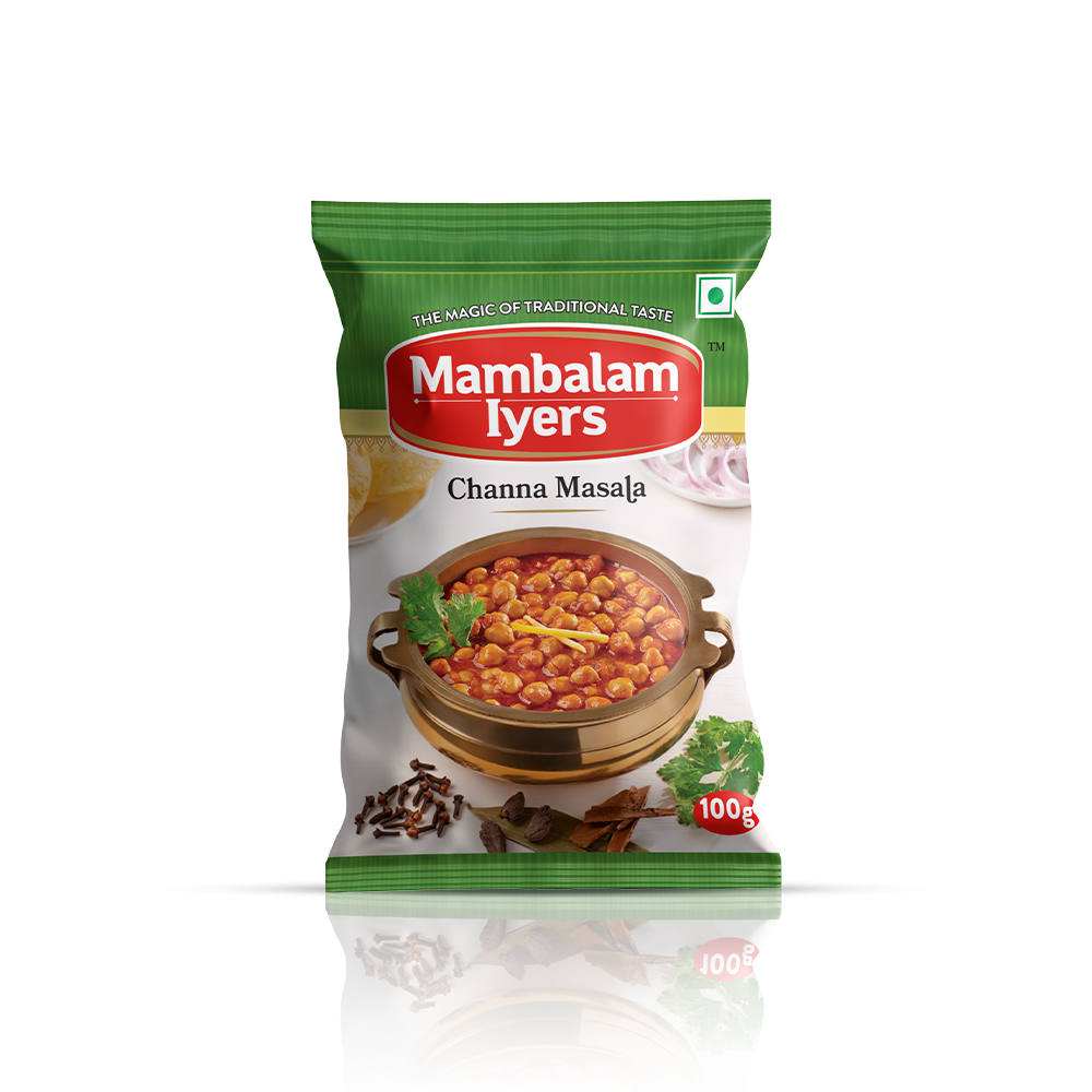 Mambalam Iyers Channa Masala Powder - 100 gms - Veeha Foods