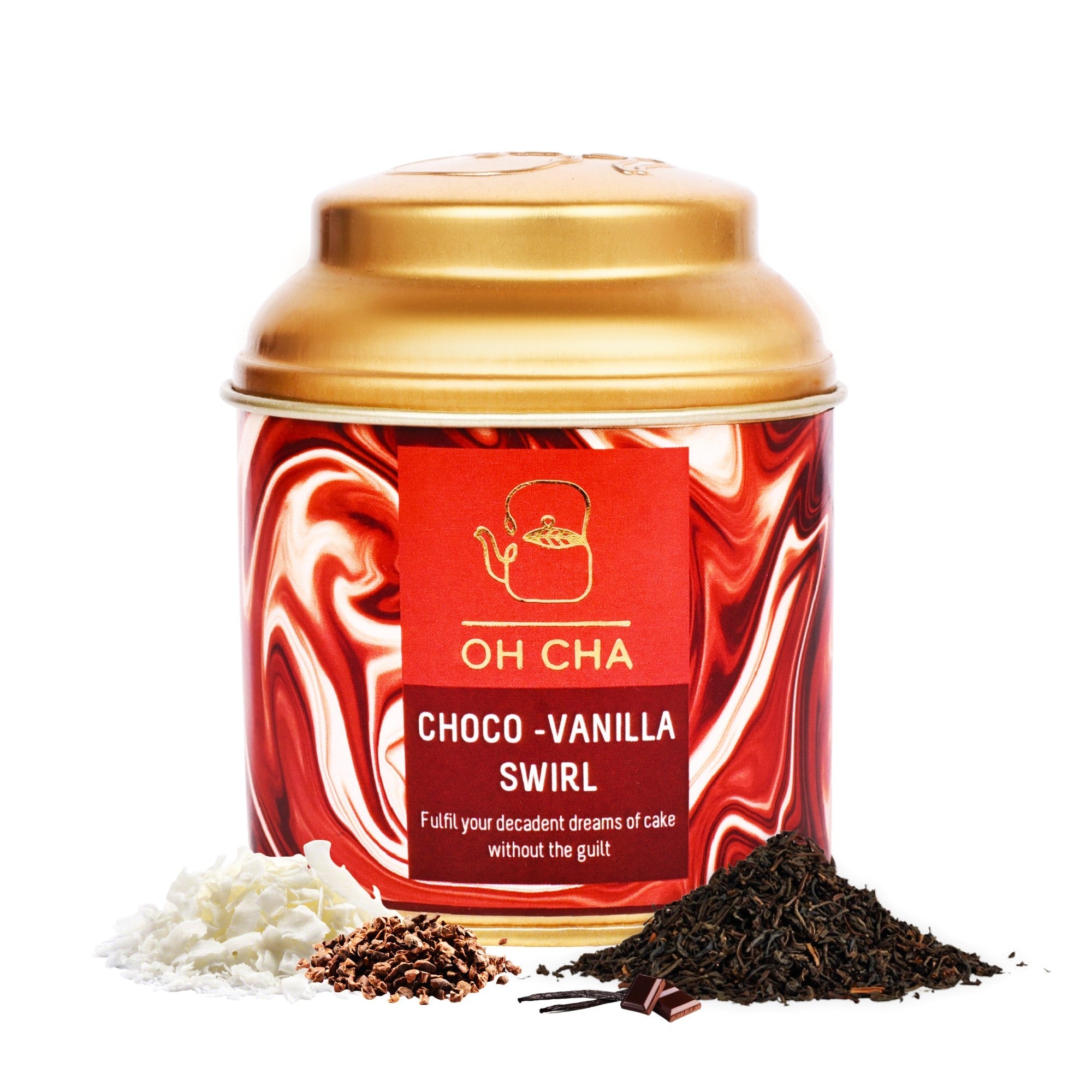 Oh Cha Choco Vanilla Swirl - 35 gms - Veeha Foods